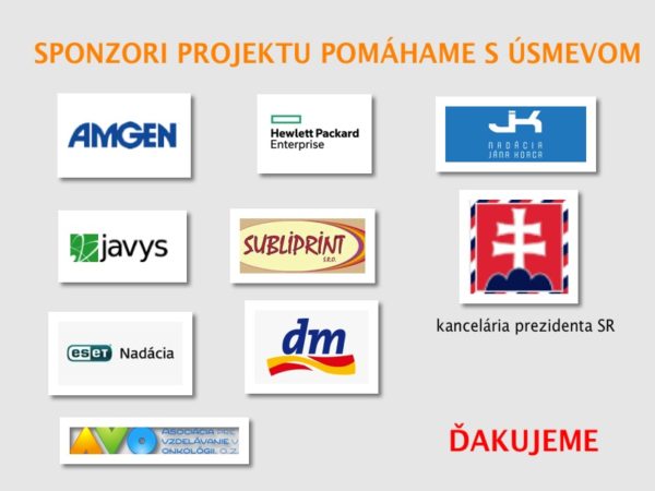 SPONZORI - Pomáhame s úsmevom - lifesupport.sk